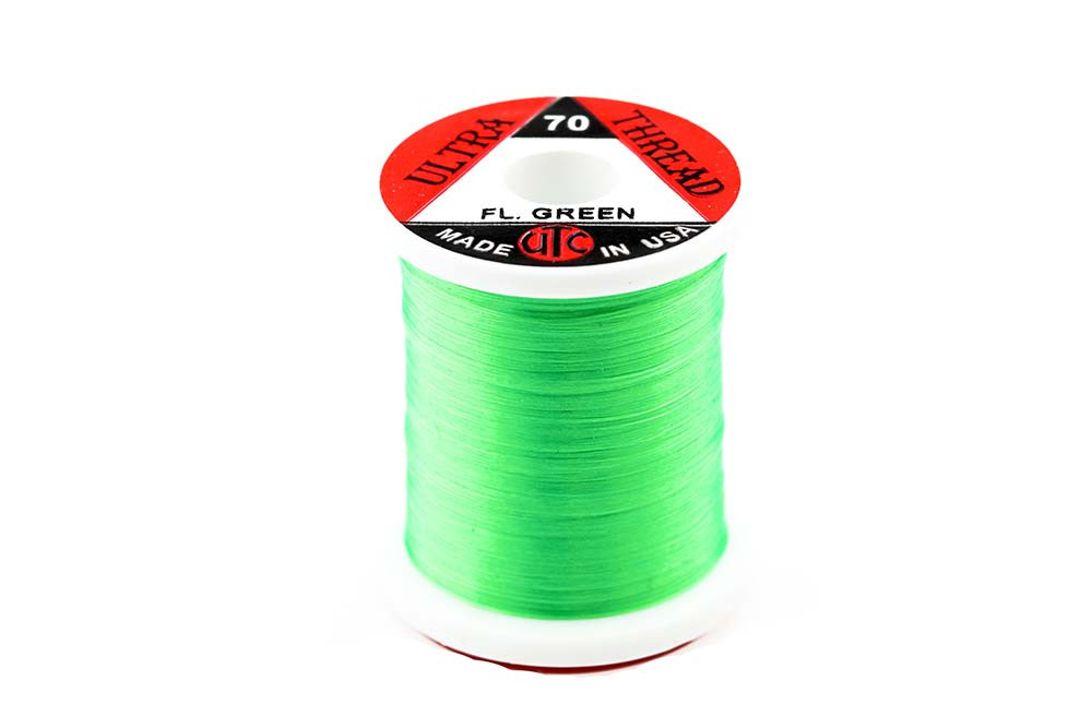 Antron Yarn Spool Fl. Green - Antron garn - Jægeren og Lystfiskeren