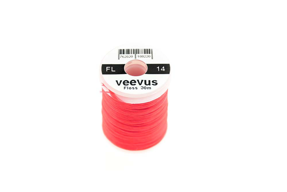 Veevus floss - Fire Red - Floss - Jægeren og Lystfiskeren