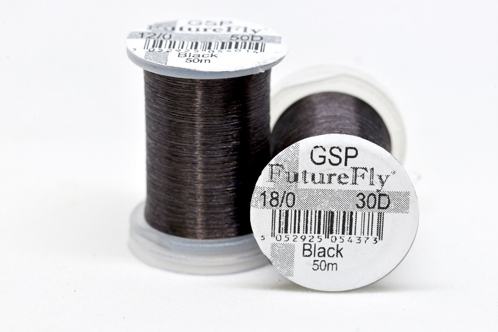 FutureFly - Nano GSP Thread 18/D - Black 18/0 - G.S.P Bindetråd ...