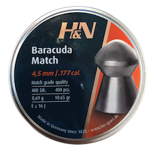 H&N Baracuda Match 4,5mm - Hagl til Luftgevær - Jægeren og Lystfiskeren